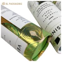China XL Packaging Custom Packaging Factory Eco Friendly Essential Oil Paper Tube Gold Foil Round Cardboard Lip Gloss Tube Packaging for sale