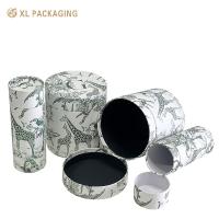 China XL Packaging Custom Packaging Box Custom Large Size Cylinder Box Flower Paper Tube Box with Handle for Tea Packaging for sale