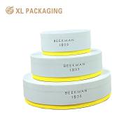 China Custom Size 3-Piece Round Paper Tube Gift Box Set with Food-Safe Liner for Macaron & Dessert Packaging for sale