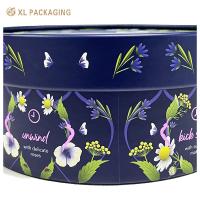 China Food-Safe Round Cylinder Box with Custom Printing and Divided Inner Tray for Tea and Coffee for sale
