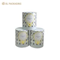 China Luxury Skin Care Art Paper Tube Boxes Handmade Cardboard Cylinders With Custom Print, Satin Interior Ideal For Serum Sets Spa Gifts & Branded Collections for sale