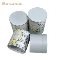 China Luxury Skin Care Art Paper Tube Boxes Handmade Cardboard Cylinders With Custom Print, Satin Interior Ideal For Serum Sets Spa Gifts & Branded Collections for sale
