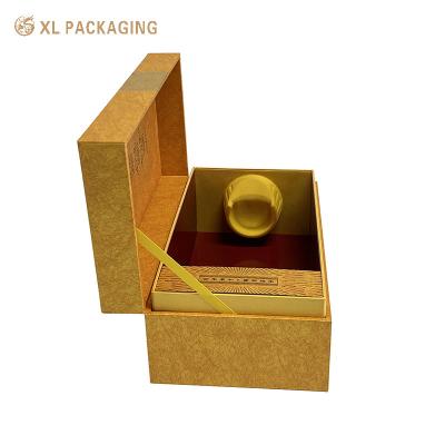 China Custom Whisky Packaging Box with Hinged Lid Ribbon Pull Textured Specialty Paper and Velvet Tray Insert for sale