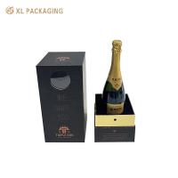 China  XL Packaging Custom Packaging Box Factory Empty Whisky Champagne Gift Box Custom Wine Bottle Gift Box With Lid And Base for sale