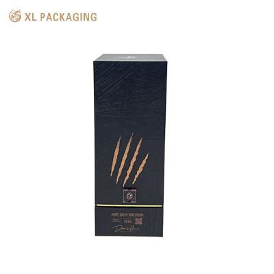 China  XL Packaging Custom Packaging Box Factory Empty Whisky Champagne Gift Box Custom Wine Bottle Gift Box With Lid And Base for sale
