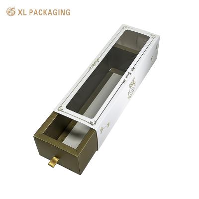 China XL Packaging Custom Packaging Box Factory Luxury Macaron Window Drawer Box Cake Candy Chocolate Packaging Box With Logo Food Cupcake Boxes for sale