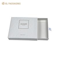 China XL Packaging Custom Packaging Factory Custom Luxury Boxes Kraft Paper Folding Perfume Box White Drawer Fragrance Paper Box Packaging With Handle for sale