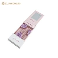 China XL Packaging Custom Luxury Boxes Luxury Custom Cosmetic Box Colorful Lipstick Three Pack Drawer Paper Box Cosmetic Gift Box With Mirror Inside for sale