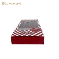 China XL Packaging Custom Packaging Box Factory Red Cosmetic Lip Gloss Lipstick Packaging Box Paper Glitter Slide Drawer Box Packaging for sale