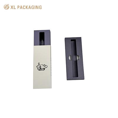 China XL Packaging Custom Packaging Box Factory 50ml 10ml Perfume Packaging Box Recyclable Drawer Kraft Box Cosmetic Drawer Box for sale