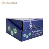 China Custom Printing Cardboard Shelf Paper Shipping Folding Display Box For Supermarket for sale