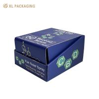 China Custom Printing Cardboard Shelf Paper Shipping Folding Display Box For Supermarket for sale