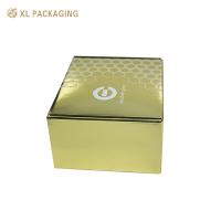 China Luxury Gold Cosmetic Corrugated Mailer Boxes, Custom Embossed Hexagon Corrugated Mailers for Beauty Products for sale