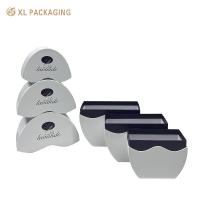 China Wholesale Custom Egg Shape Candy Chocolate Box White Purple Cosmetic Gift Packaging Box for sale