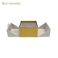 China Customized Luxury Double Door Magnet Box Fashion Perfume Skin Care Cosmetic Cardboard Packaging Box For Gift Sets for sale