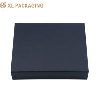 China Chocolate Gift Box Recyclable Black Kraft Paper Boxes With Food Grade Insert for sale