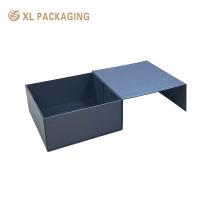 China XL Packaging Custom Packaging Box Factory Magnetic Black Bottle Packaging Box For Skincare Wine Luxury Magnetic Closure Box With Soft Foam Tray Gold Foil Stamping & Rigid Cardboard  Protective Packagi for sale