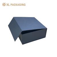 China XL Packaging Custom Packaging Box Factory Magnetic Black Bottle Packaging Box For Skincare Wine Luxury Magnetic Closure Box With Soft Foam Tray Gold Foil Stamping & Rigid Cardboard  Protective Packagi for sale