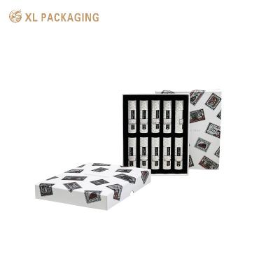 China Custom Box Wholesale Packaging Rigid Paper Luxury Cosmetic Packaging Box Lipstick Lip Gloss Set Packaging Bulk Order Custom Cosmetic Boxes for sale