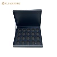 China XL Packaging Custom Packaging Box Factory Empty Blue Paper Packaging Boxes Ribbon Linked Lid Hinged Paper Box For Food Can for sale