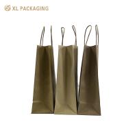 China XL Packaging Custom Logo Recycled Kraft Shopping Bags Boutique Style Easy-Carry Design Sustainable Material Perfect For Everyday Shopping Gift Packaging Eco-Conscious Brands for sale