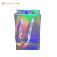China XL Packaging Personalized Paper Gift Bags With Handles Custom Shiny Shopping Tote Bags Foil Stamping Custom Logo  Gloss Lamination Stylish Packaging For Retail Events Branded Gifting for sale