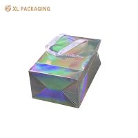 China XL Packaging Personalized Paper Gift Bags With Handles Custom Shiny Shopping Tote Bags Foil Stamping Custom Logo  Gloss Lamination Stylish Packaging For Retail Events Branded Gifting for sale