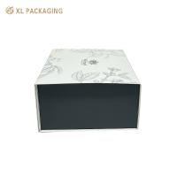 China Matte Flat-Pack Foldable Tea Box Easy Assembly Gift Box for Coffee Tea with Silver Foil Logo for sale