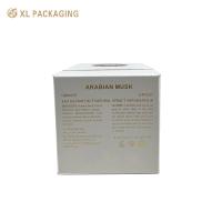China XL Packaging Custom Packaging Box Factory Luxury Perfume Paper Box Gift Box White Hot Stamping Custom Logo Lid And Base Box for sale