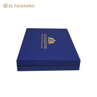 China XL Packaging Custom Packaging Box Factory Luxury Blue Tea Gift Box Packaging Custom Logo Printed With EVA Insert for sale