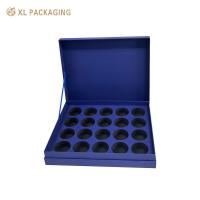 China XL Packaging Custom Packaging Box Factory Luxury Blue Tea Gift Box Packaging Custom Logo Printed With EVA Insert for sale