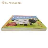 China XL Packaging Custom Book Printing Book Printing Services Animal Color Paper Books Children Cartoon Cardboard Paper Book for sale