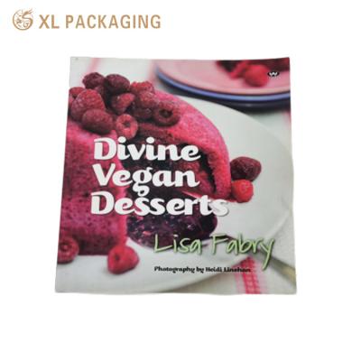 China XL Packaging Custom Book Printing Wholesale Custom Book Printing Services Custom Print Food Magazine Printing Service Restaurant Menu Book for sale