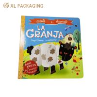 China XL Packaging Custom Book Printing Book Printing Services Animal Color Paper Books Children Cartoon Cardboard Paper Book for sale