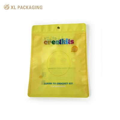 China XL Packaging Custom Paper Sticker Label  Self Sealing Mylar Zipper Bag Plastic Stand Up Packaging Bag Customized Logo Printed for sale
