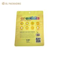 China XL Packaging Custom Paper Sticker Label  Self Sealing Mylar Zipper Bag Plastic Stand Up Packaging Bag Customized Logo Printed for sale