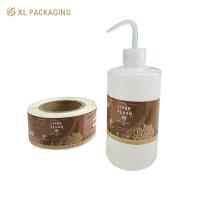China Waterproof Double Sided Paper Sticker Labels for Bottles XL Packaging for sale