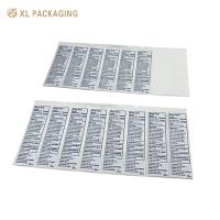China Waterproof Double Sided Paper Sticker Labels for Bottles XL Packaging for sale