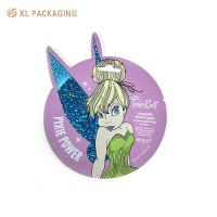 China Holographic Mylar Bag Die Cut UV Zip Lock Food Pouch Custom Shaped with Custom Paper Sticker Label for sale