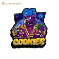 China Smell Proof Mylar Zipper Bag Custom Paper Sticker Sealed Plastic Pouch for Candy Packaging for sale
