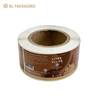 China Waterproof Gold Stamping Custom Logo Paper Vinyl Stickers XL Packaging Adhesive Labels for Bottle Goods Packing for sale