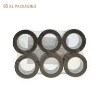 China Custom Printed Shipping Box OPP Tape Self Adhesive Transparent Invisible Duct Bopp Clear Package Tape Jumbo Roll for sale