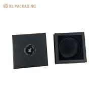 China Luxury Custom Logo Black Lid And Base Rigid Boxes Paper Box Cardboard Paper Packaging Watch Box Packaging With EVA for sale