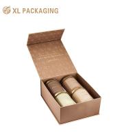 China XL Packaging Custom Packaging Box Factory  Eco-Friendly Custom Texture Paper Candle Cup Packaging Box Paper Gift Box with Lid And Base for sale