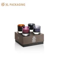 China XL Packaging Custom Packaging Box Factory Custom Kraft Candle Packaging Box With Lid And Base Rigid Gift Candle Boxes With Paper Tray for sale