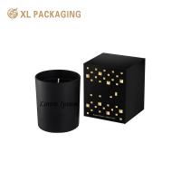 China XL Packaging Custom Packaging Box Factory Luxury Black Candle Box Cosmetic Lid And Base Box Paper Box Packaging For Candle for sale