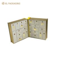 China XL Packaging Custom Packaging Box Factory Double Door OEM 24 Drawer Advent Calendar Box Cosmetic Skincare Beauty Gift Christmas Box Drawer for sale