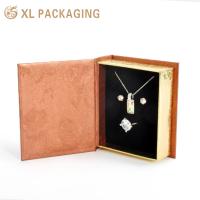 China XL Packaging Custom Logo Cardboard Jewelry Packaging Box with Magnetic Closure and CMYK Printing for sale