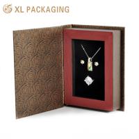 China XL Packaging Custom Logo Cardboard Jewelry Packaging Box with Magnetic Closure and CMYK Printing for sale