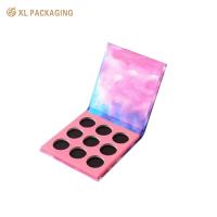 China Wholesale Customizable Size Empty Eyeshadow Palette with Magnetic Closure and Premium Greyboard Material for sale